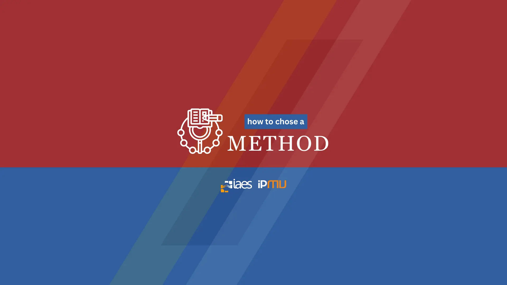 How to choose a method for a technology scientific article? - IPMU
