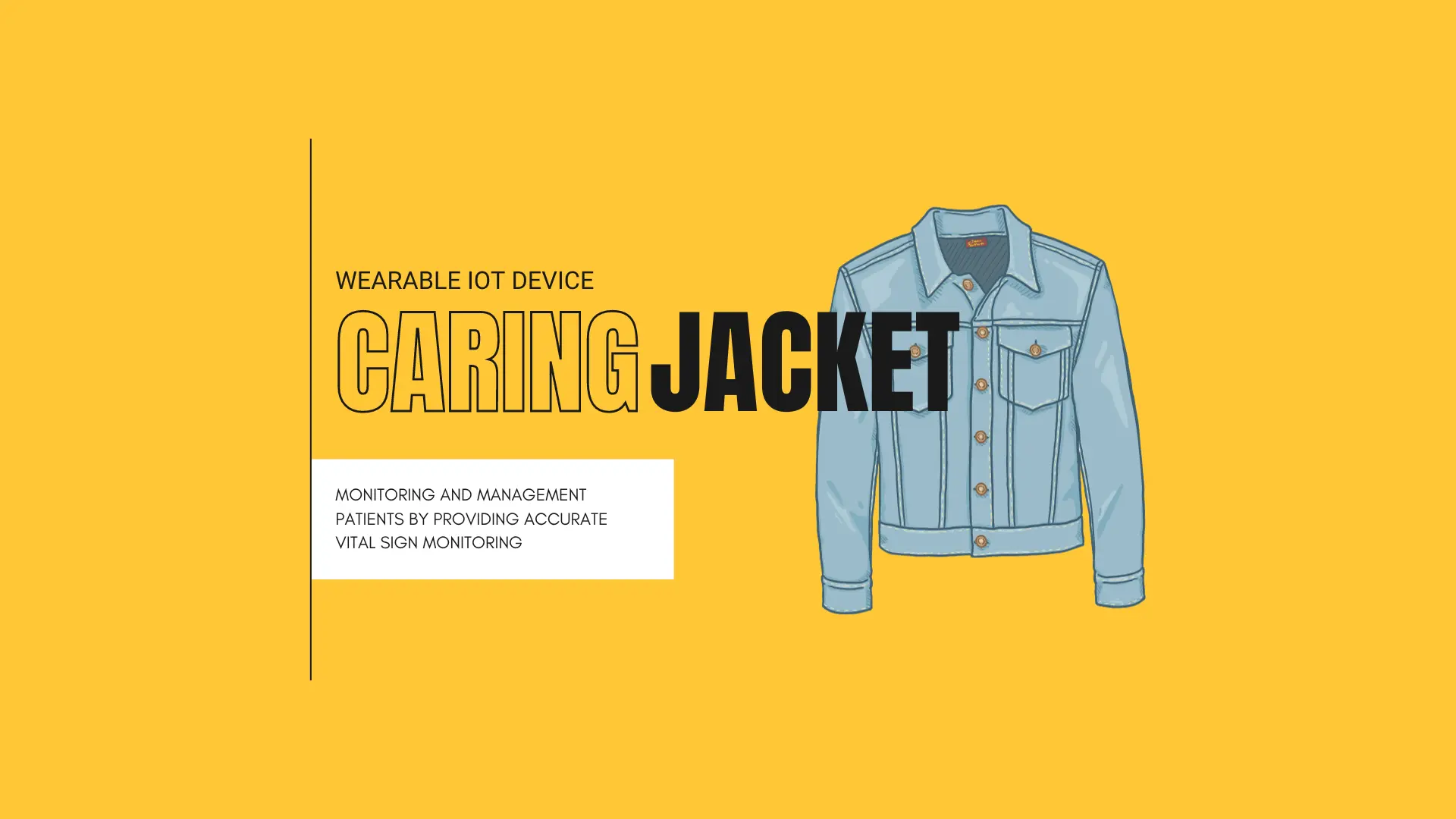 Wearable IoT device "Caring Jacket" - IPMU