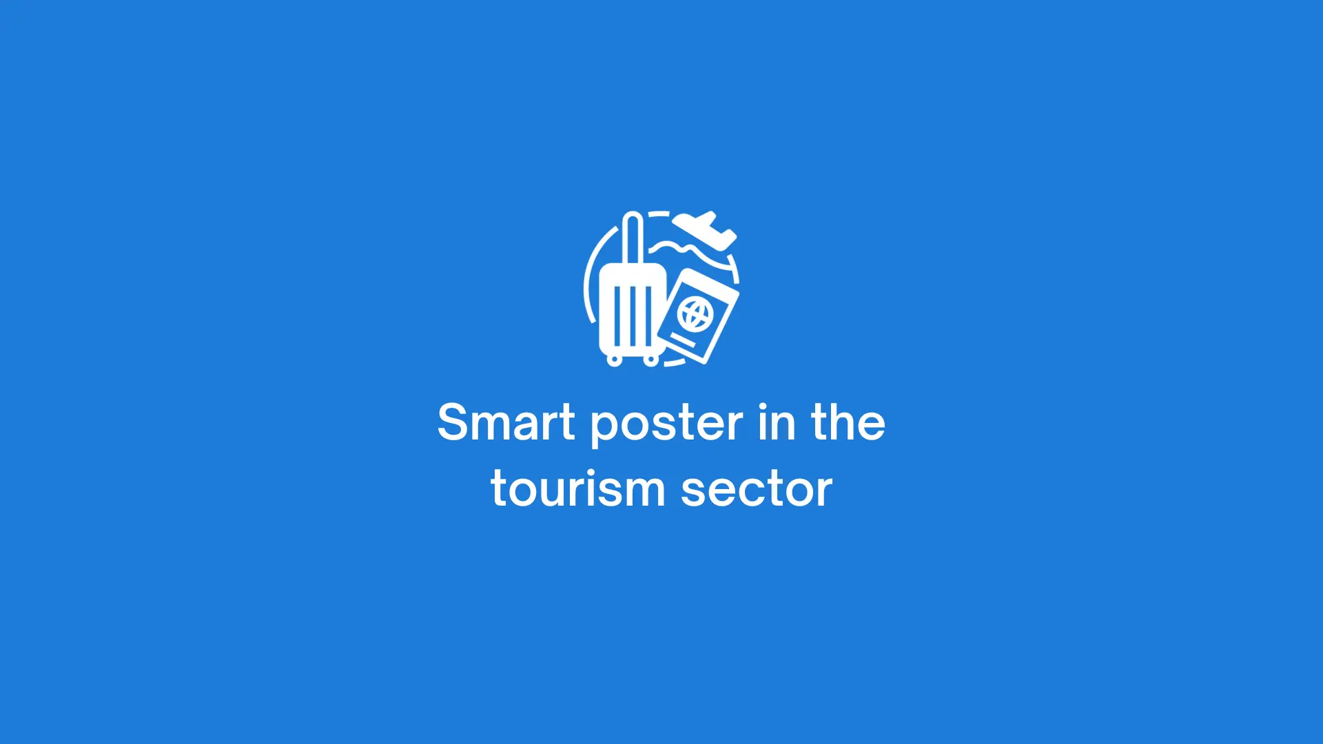 Smart poster in the tourism sector - IPMU